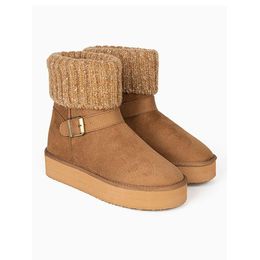 ISLAND BOOT Winterboots "Kourtney" in Hellbraun - 80% | Gr&ouml;&szlig;e 38 | Damen-stiefel