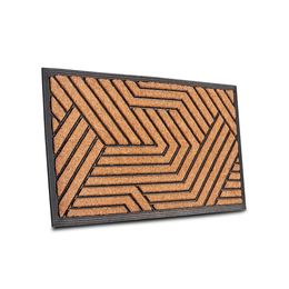 Hanse Home Kokos-Fu&szlig;matte "Labyrinth" in Natur - 59% | Gr&ouml;&szlig;e 45x75 cm | Teppiche-fussmatten