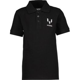 Messi Poloshirt in Schwarz - 50% | Gr&ouml;&szlig;e 176 | Kinder-oberteile