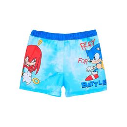 Sonic Badeshorts "Sonic Classic" in Hellblau - 58% | Gr&ouml;&szlig;e 104 | Kinder-bademode