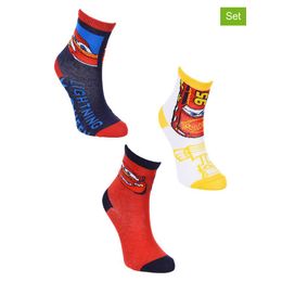 Disney Cars 3er-Set: Socken "Cars" in Bunt - 31% | Gr&ouml;&szlig;e 27-30 | Kinder-socken-strumpfhosen