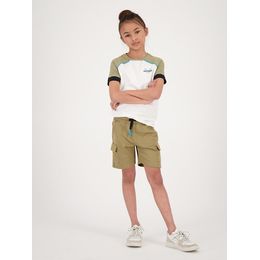 Messi Shirt in Khaki/ Wei&szlig; - 51% | Gr&ouml;&szlig;e 146/152 | Kinder-oberteile