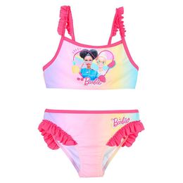 Barbie Bikini-Set "Barbie" in Rosa - 41% | Gr&ouml;&szlig;e 140 | Kinder-bademode