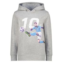 Messi Hoodie in Grau - 55% | Gr&ouml;&szlig;e 176 | Kinder-sweatshirts-jacken