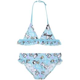 Snoopy Bikini-Set "Snoopy" in Hellblau/ Wei&szlig; - 41% | Gr&ouml;&szlig;e 116 | Kinder-bademode