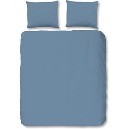HIP Satin-Bettw&auml;sche-Set in Dunkelblau - 46% | Gr&ouml;&szlig;e 240x220 cm | Bettwaesche-bettwaren