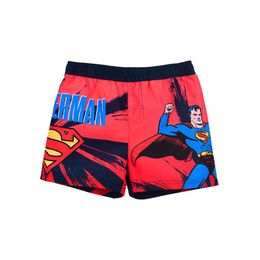 Superman Badeshorts "Superman" in Rot/ Blau - 50% | Gr&ouml;&szlig;e 128 | Kinder-bademode