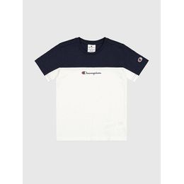 Champion Shirt in Creme/ Dunkelblau - 39% | Gr&ouml;&szlig;e 146/152 | Kinder-oberteile