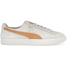 Puma Low-Top Sneaker - Puma Clyde OG Frosted Ivory Clementine - Gr. 43 (EU) - in Wei&szlig; - f&uuml;r Damen