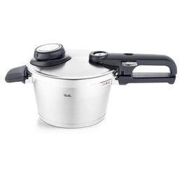 Fissler Schnellkochtopf Vitavit Premium, Edelstahl, Metall, 2.5 L, farblich gekennzeichnete Kochstufenanzeige, Druckregelventil, Gegengriff, Kochen, T&ouml;pfe, Schnellkocht&ouml;pfe