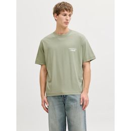 Jack & Jones Jack & Jones Herren Kurzarmshirt &raquo;JORNORREBRO TYPO TEE SS CREW NECK NOOS&laquo; Baumwolle, relaxed fit XS
