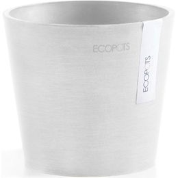 Ecopots Blumentopf &raquo;Amsterdam Mini 13 Wei&szlig;&laquo; f&uuml;r den Innenbereich wei&szlig; Kunststoff