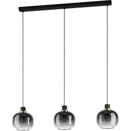 Eglo H&auml;ngeleuchte &raquo;OILELLA Pendellampe - Stahl - E27 - 3X40W - IP20&laquo; E27 1 Stk. H&auml;ngelampe, Deckenlampe, Wohnzimmer, Esszimmer, L95 x B19 x H110 cm