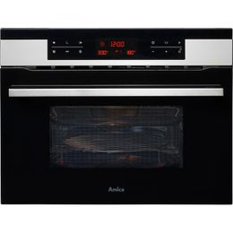 Amica Backofen mit Mikrowelle &raquo;EBC 841 600 E&laquo; Platzsparender Komfort f&uuml;r schnelles und vielseitiges Kochen silber Backofen mit Mikrowelle