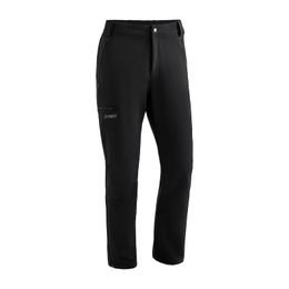 Maier Sports Herren Funktionshose &raquo;Norit winter M&laquo; Herren Winter Trekkinghose, atmungsaktive Outdoorhose, Regular Fit schwarz 48, Normalgr&ouml;&szlig;en