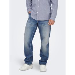 Only & Sons Only & Sons Herren ONLY & SONS Straight-Jeans &raquo;ONSEDGE PERFORMANCE LB 3816 DOT DNM NOOS&laquo; 31, L&auml;nge 34