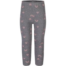 happy girls M&auml;dchen happy girls Leggings im tollen Alloverprint, Basic-Form grau 92, N-Gr