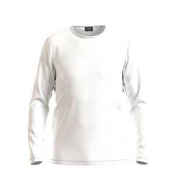 OLYMP Herren OLYMP Longsleeve Single Jersey, unifarben, regular fit, Rundhals, casual XL