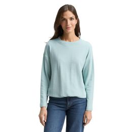 Tom Tailor Damen Tom Tailor Sweatshirt, mit Kordelzug am Saum L