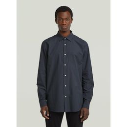 G-Star Raw G-Star Herren G-STAR Langarmshirt &raquo;One Pocket Regular Hemd&laquo; XS