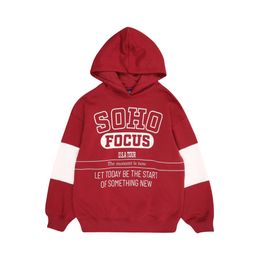 Only & Sons Junior Sweatshirt 'OSJCATER' Jungen Gr&ouml;&szlig;e 146/152 rot / wei&szlig;