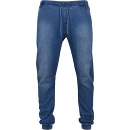 Urban Classics Herren Urban Classics Bequeme Jeans &raquo; Herren Knitted Denim Jogpants&laquo; 1 Stk. M, US-Gr&ouml;&szlig;en