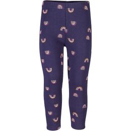 happy girls M&auml;dchen happy girls Leggings im tollen Alloverprint, Basic-Form blau 122, N-Gr