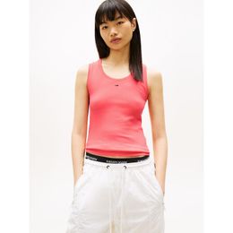 Tommy Jeans Damen Tanktop &raquo;TJW ESSENTIAL RIB TANK EXT&laquo; mit gerippter Struktur XS (34)