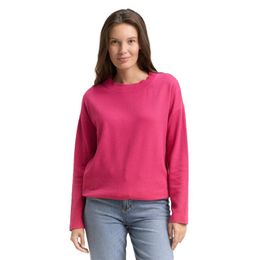 Tom Tailor Damen Tom Tailor Sweatshirt, mit Kordelzug am Saum XS