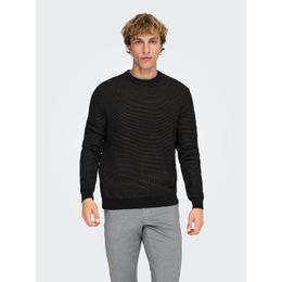 Only & Sons Only & Sons Herren ONLY & SONS Strickpullover &raquo;ONSDAVE REG LS CREW NECK KNIT NOOS&laquo; Baumwolle, regular fit M