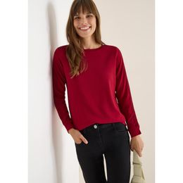 Cecil Damen Langarmshirt mit Gallonstreifen XL (44)