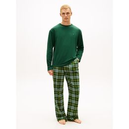 Tommy Hilfiger Underwear Herren Pyjama &raquo;FLANNEL PRINT&laquo; Set, 2 tlg. relaxed fit, aus Flanell L (52)