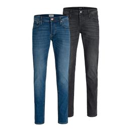 Jack & Jones Jack & Jones Herren Slim-fit-Jeans &raquo;JJIGLENN JJORIGINAL SQ 270/223 2 PK MP&laquo; Packung, 2 tlg. 28, L&auml;nge 32