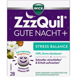 Wick ZzzQuil Gute Nacht+ Stress Balance 28 St