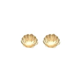 Elli Earrings 'Muschel' female Gold size One Size