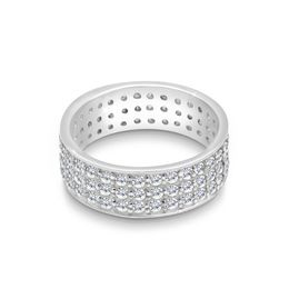 Elli Ring Damen Gr&ouml;&szlig;e 54 silber / transparent