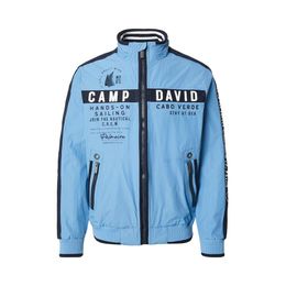 CAMP DAVID &Uuml;bergangsjacke Herren Gr&ouml;&szlig;e XXXL navy / hellblau / wei&szlig;