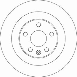 TRW Bremsscheibe DF6588 hinten rechts links voll 302mm f&uuml;r VOLVO ASIA 31423721