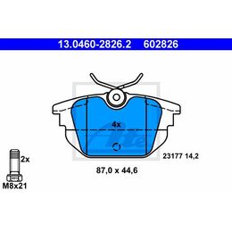 ATE Bremsensatz-Hinterachse SG00000D55 Bremsensatz, Scheibenbremse vorne hinten rechts links bel&uuml;ftet 284mm f&uuml;r PEUGEOT FIAT CITRO&Euml;N FORD 71738421 717