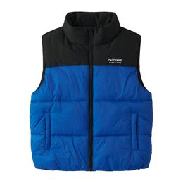 name it Weste 'NKMMOLE' Jungen Gr&ouml;&szlig;e 164 blau / schwarz