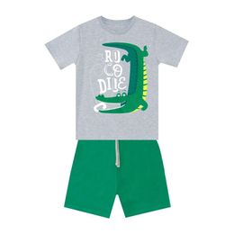Denokids Set 'Croco' Jungen Gr&ouml;&szlig;e 98 grau