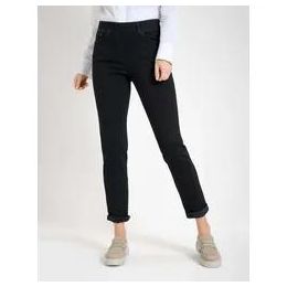 Bequeme Jeans RAPHAELA BY Brax "Style LAVINA JOY", Damen, Gr. 40, Normalgr&ouml;&szlig;en, schwarz, Denim/Jeans, 80% Baumwolle, 11% Lyocell, 8% Elastomultiester, 1% Elasthan, sehr schmal, Jeans