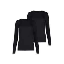 Skiny T-Shirt Cotton Essentials in Black | Gr.: 44