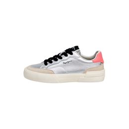 Pepe Jeans Sneaker 'MILAN' Damen Gr&ouml;&szlig;e 40 beige / silbergrau / hellpink