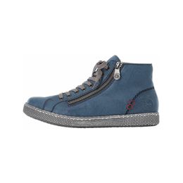 Rieker Schn&uuml;r-Stiefeletten f&uuml;r Damen in blau | Gr.: 39