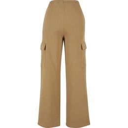 Urban Classics Damen Ladies Baggy Light Terry Sweat Pants in unionbeige | Gr.: 4XL