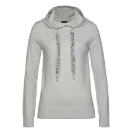 Laura Scott Strickpullover in grau-melange | Gr.: 48