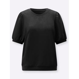 WITT WEIDEN Kurzarm-Shirt in schwarz | Gr.: 38