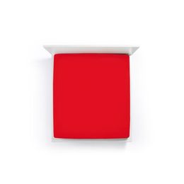 Formesse Spannbettlaken Bella Donna Jersey in Rot | Gr.: 120-x-200-cm