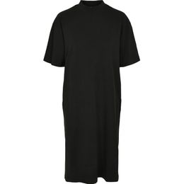 Urban Classics Damen Ladies Organic Long Oversized Tee Dress in black | Gr.: XS